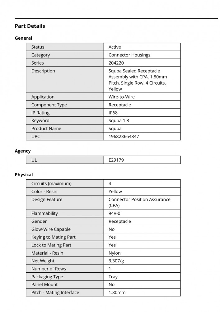 Product document image, page 2