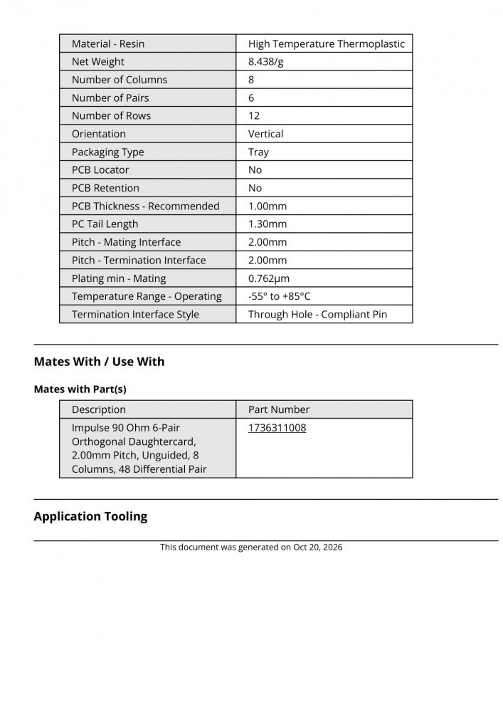 MOLEX 2039400805 technical document page 3