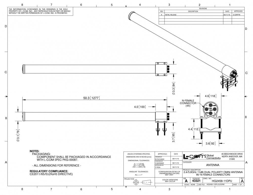 HG2458-11DPU technical document page