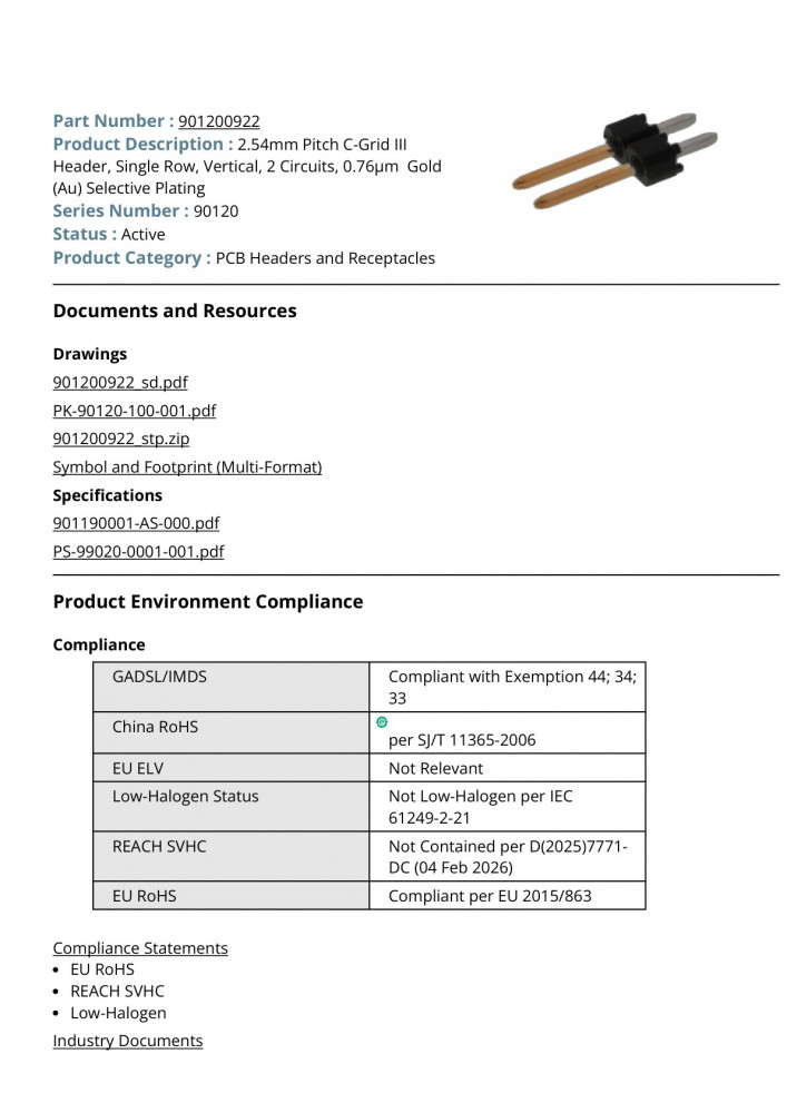 901200922 technical document preview, page 1