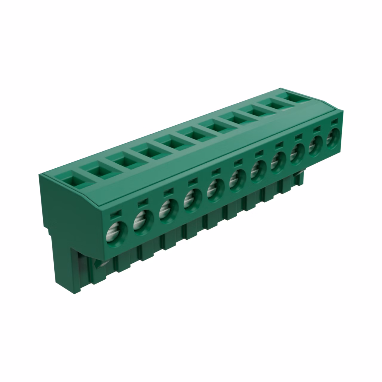 5.08mm Pitch Eurostyle Horizontal Plug, Green Housing, 11 Circuits for sale