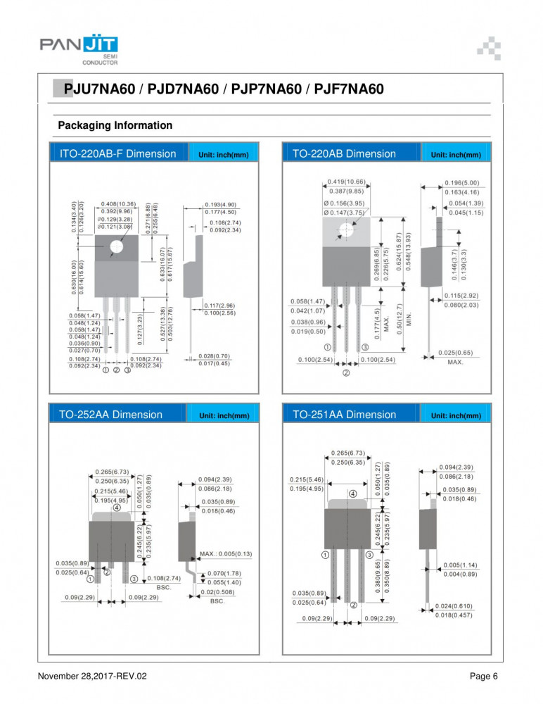 PJD7NA60 datasheet page 6