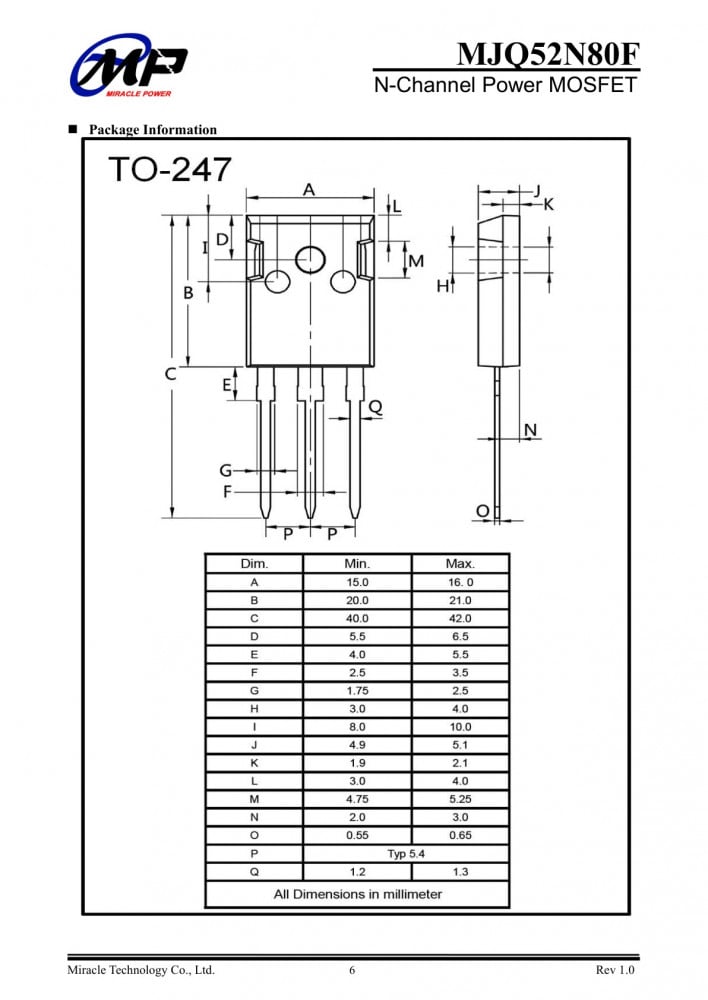 MJQ52N80F datasheet page 6