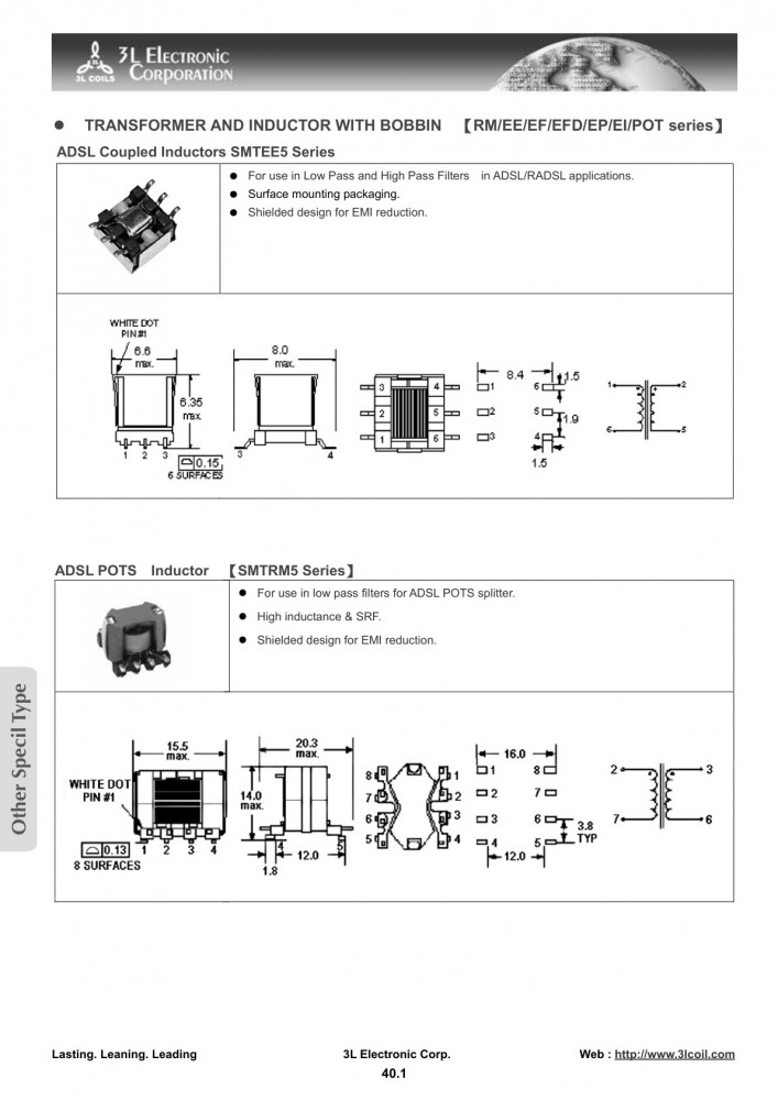 3L COILS catalogue page 1
