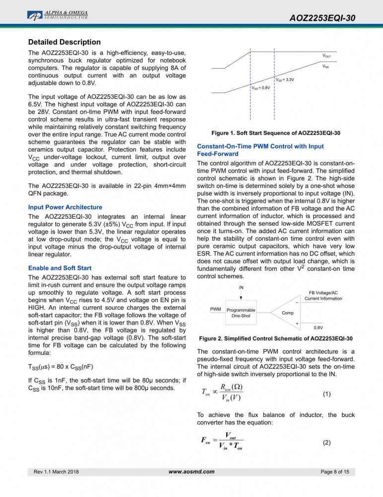 AOZ2253EQI-30 datasheet page 8