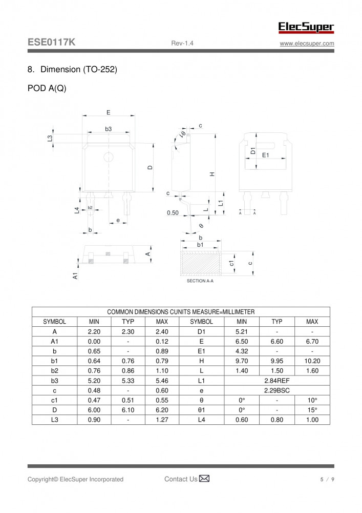 ESE0117K datasheet page 5