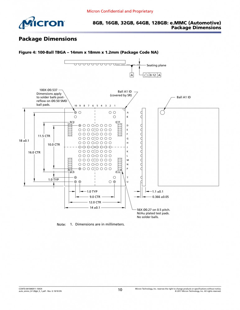 MTFC16GAPALBH-AAT technical document page 10