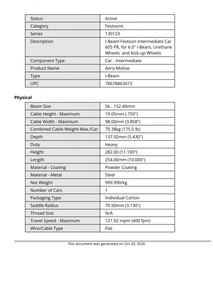 Technical document image 2 for MOLEX 1301230057