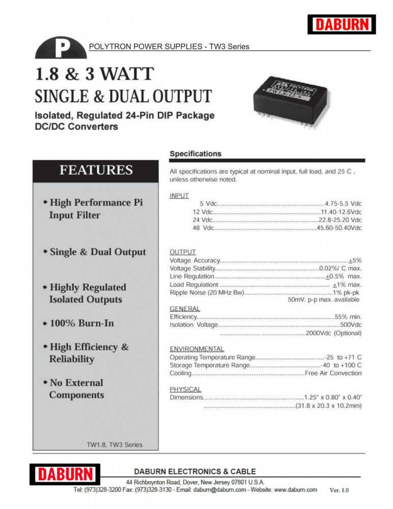 TW3-5-15 technical document page 1