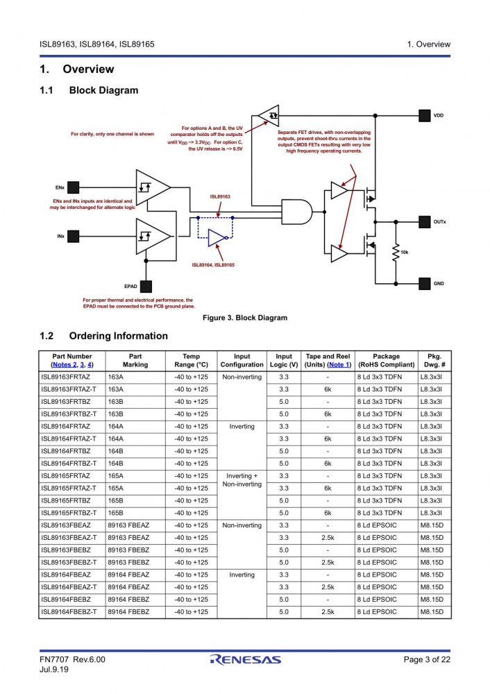 ISL89165FBEBZ-T datasheet page 3