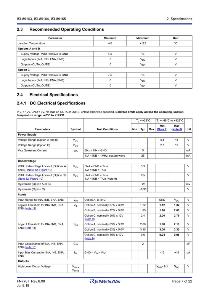 ISL89165FBEBZ-T datasheet page 7