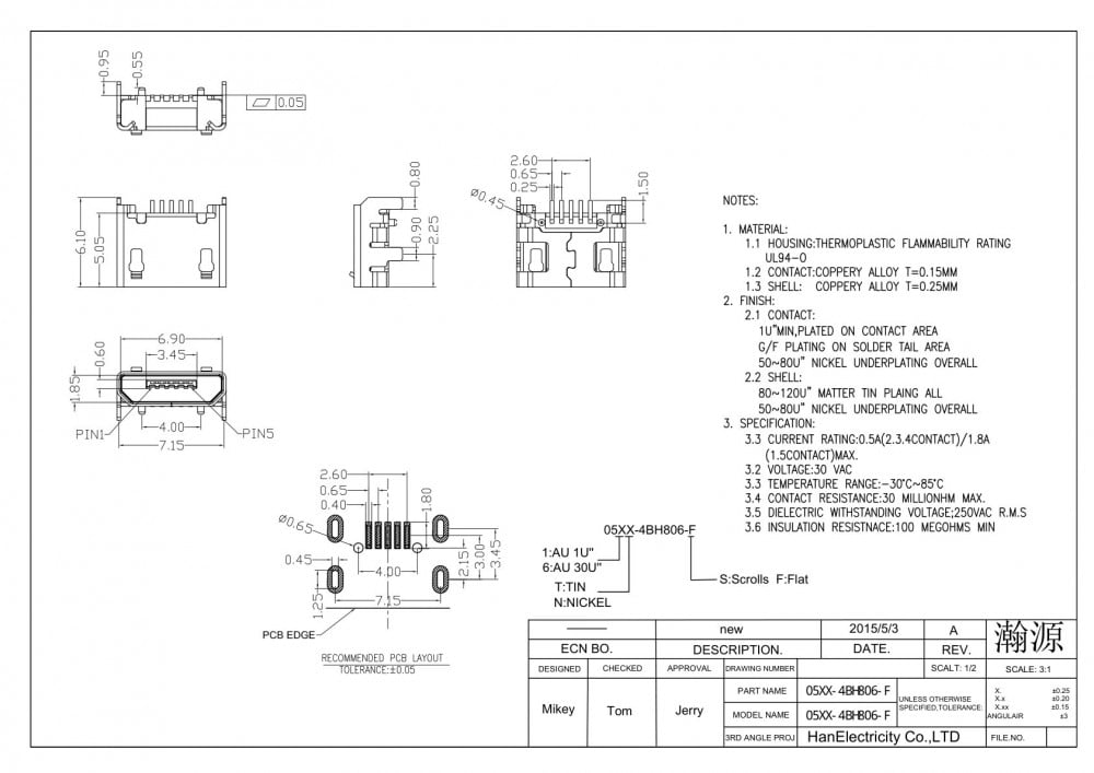 051N-4BH806-F technical drawing
