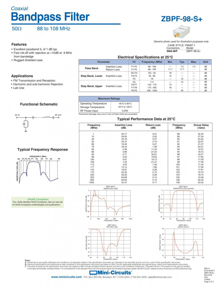 ZBPF-98-S+ technical document, page image 2