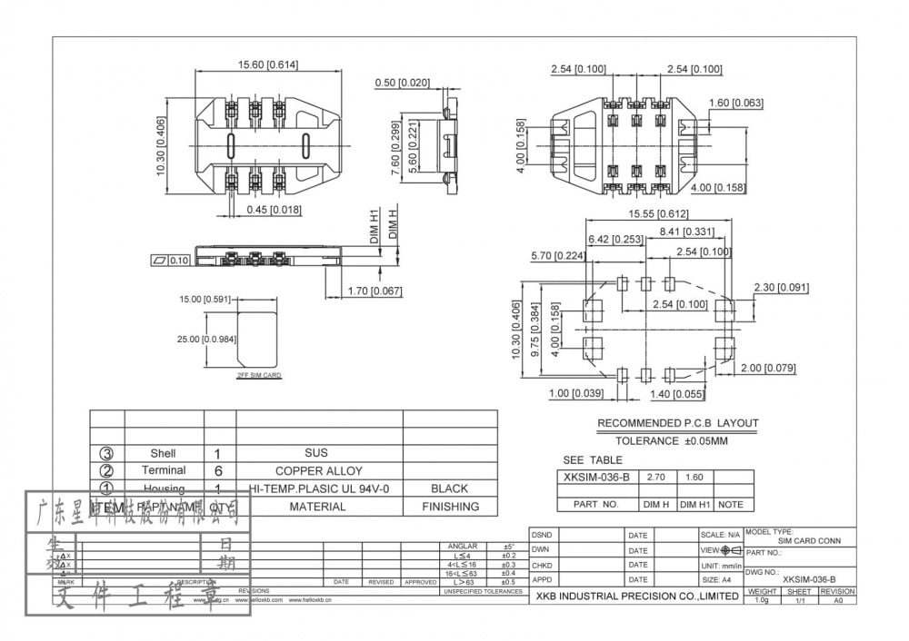 XKSIM-036-B technical document