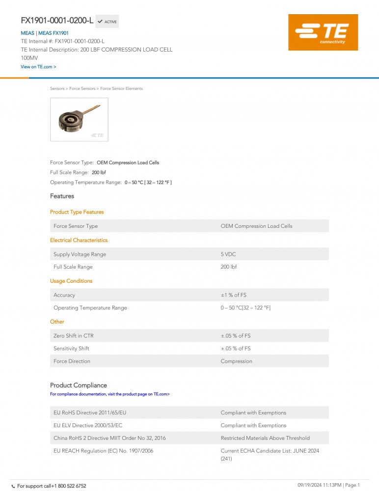 FX19 technical document page 1
