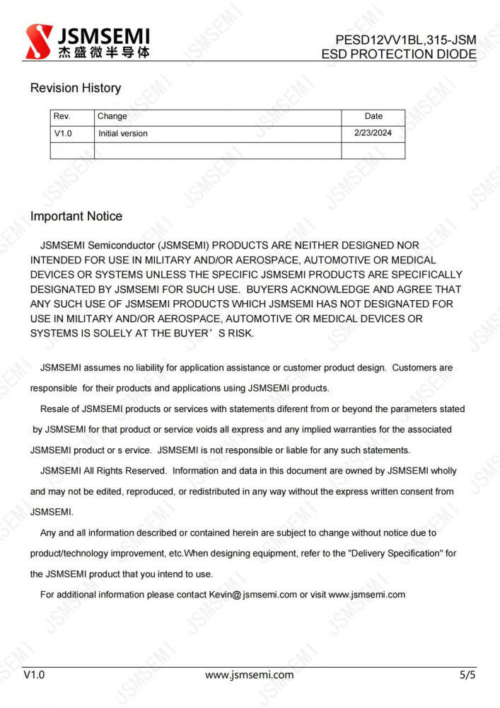 PESD12VV1BL,315-JSM datasheet page 5