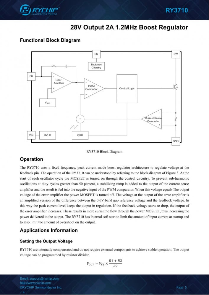 RY3710 datasheet page 5