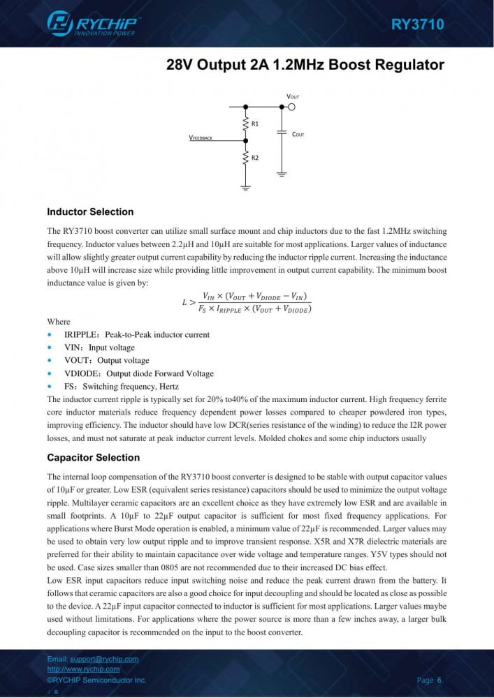 RY3710 datasheet page 6