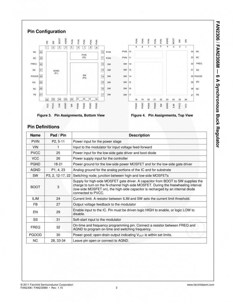 FAN2306M datasheet page 4