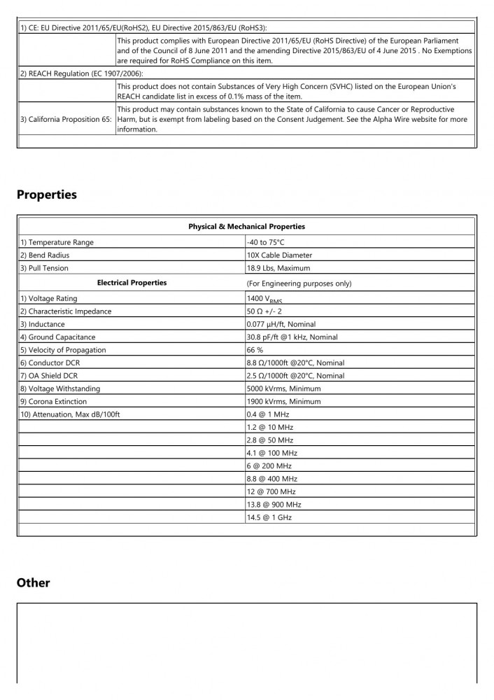 Alpha Wire 9223 specification page 2