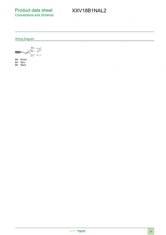 XXV18B1NAL2 technical document page 5