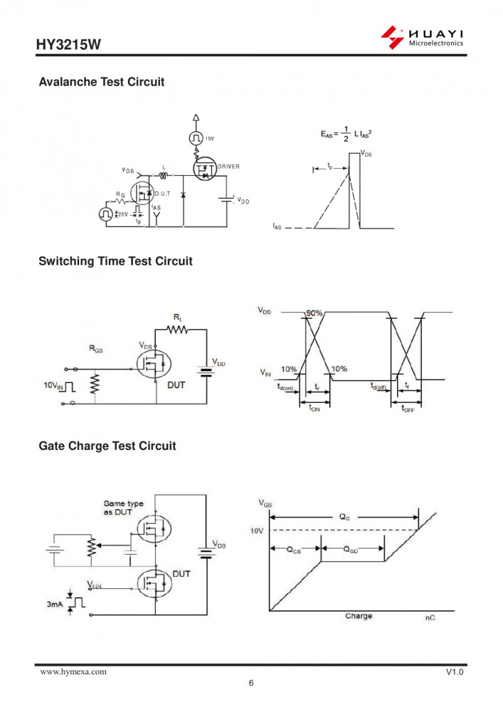HY3215W datasheet page 6
