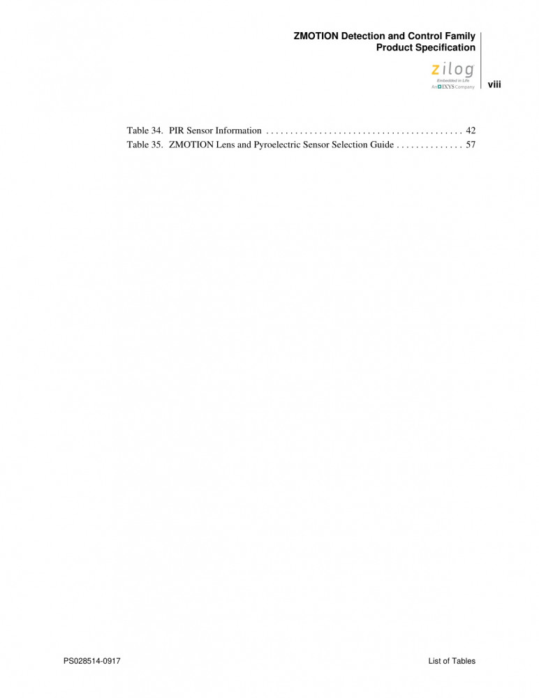 Z8FS040 product specification document page 8