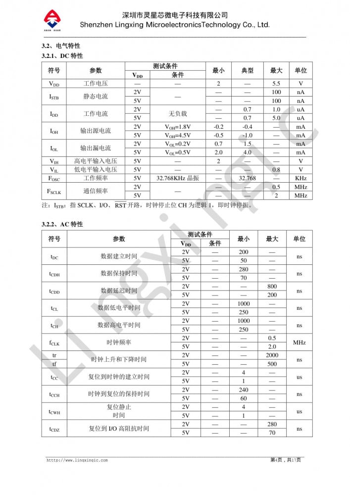HT1381(LX) datasheet page 4