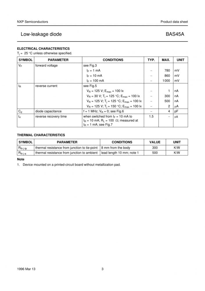 BAS45A,133 datasheet page 4