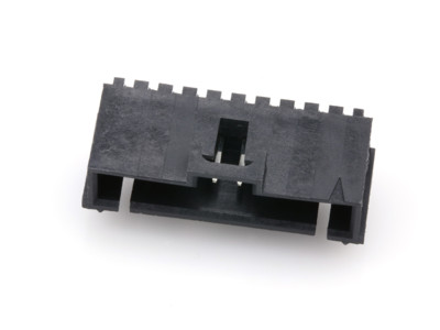 2.54mm Pitch SL Header, Single Row, Right Angle, 3.05mm Pocket, Shrouded, with Press-fit Plastic Peg, 25 Circuits, 0.76µm Gold (Au) Selective Plating, Tin (Sn) PC Tail Plating