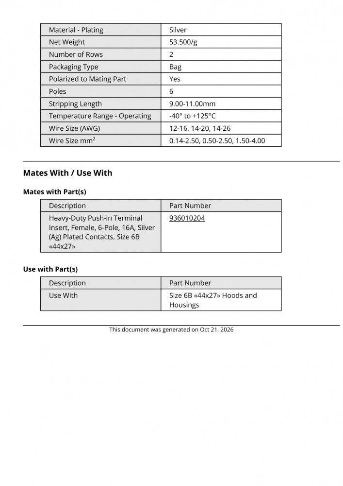936010206 product document image, page 3