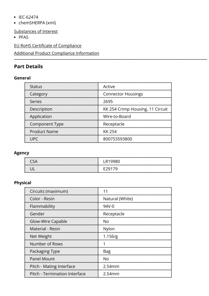 Molex 22012111 document preview, page 2