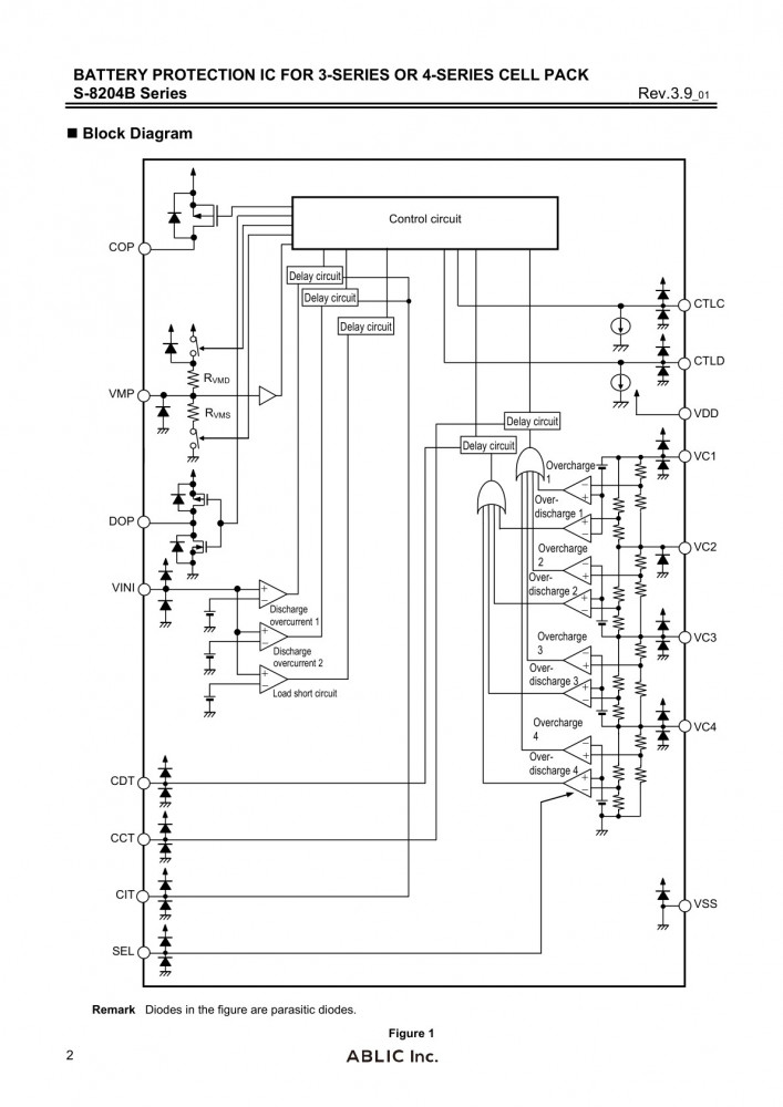 S-8204B datasheet page 2