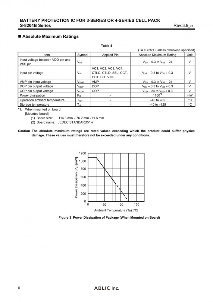 S-8204B datasheet page 6