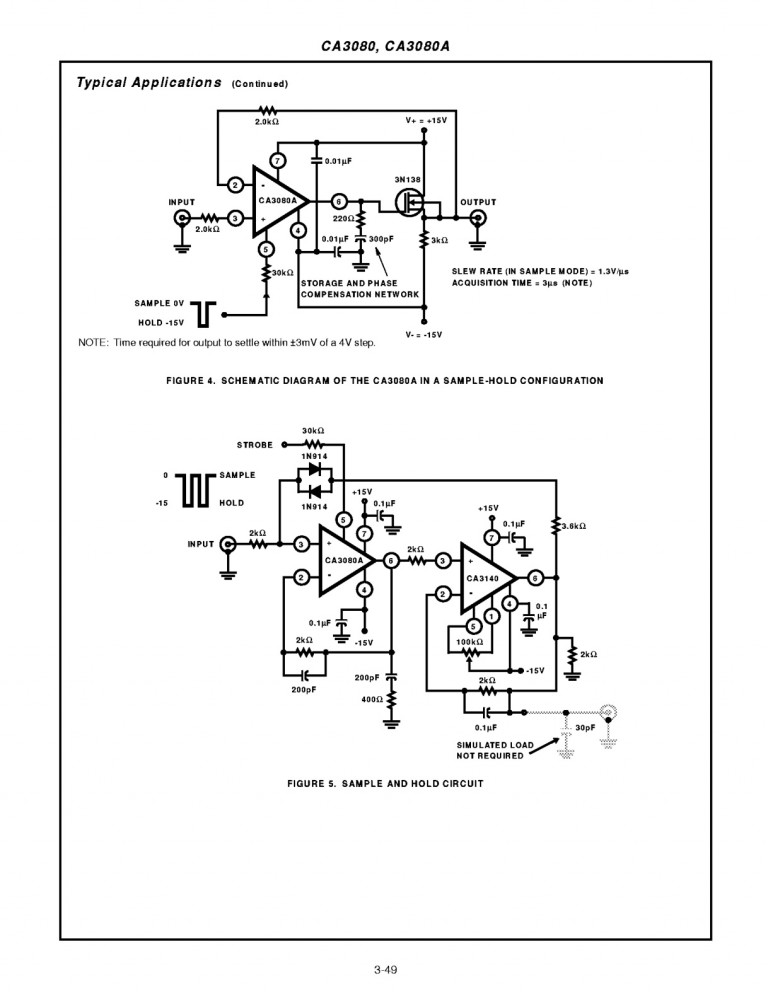 CA3080M-G datasheet page 6