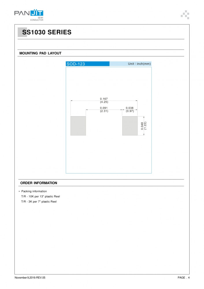 PANJIT SS1060 datasheet page 4