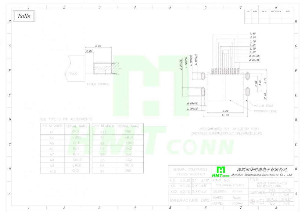 TYPE-C60230-511-SC16 technical drawing page 2