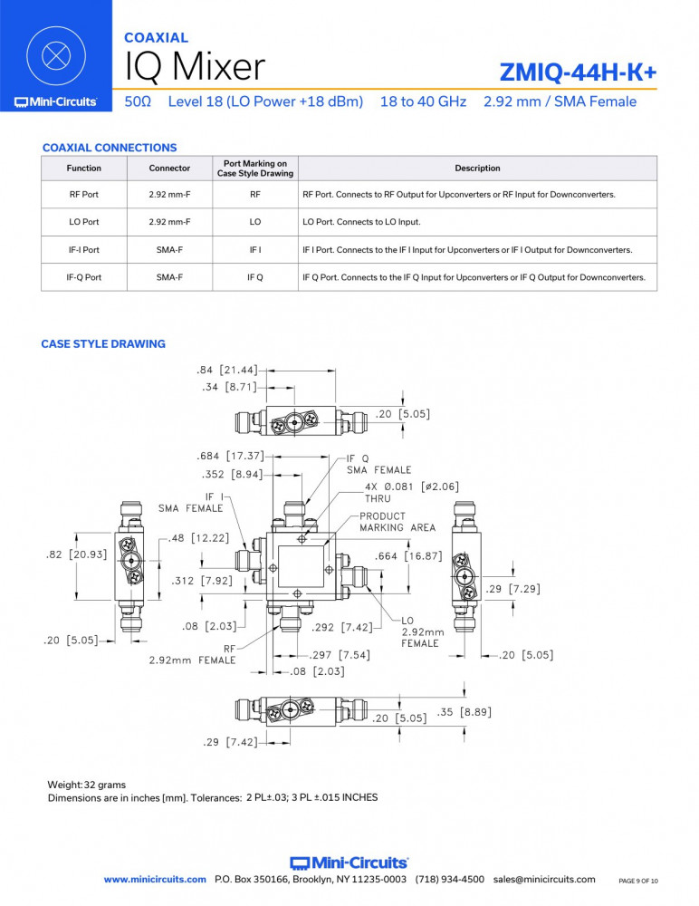 ZMIQ-44H-K+ datasheet page 9