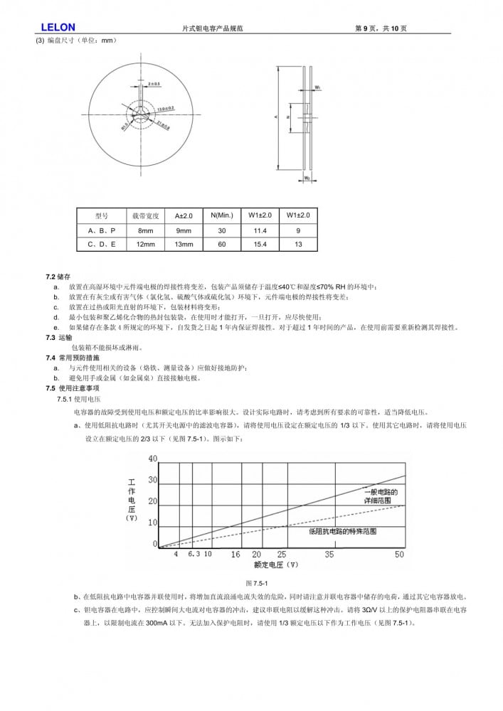 SY series specification page 9