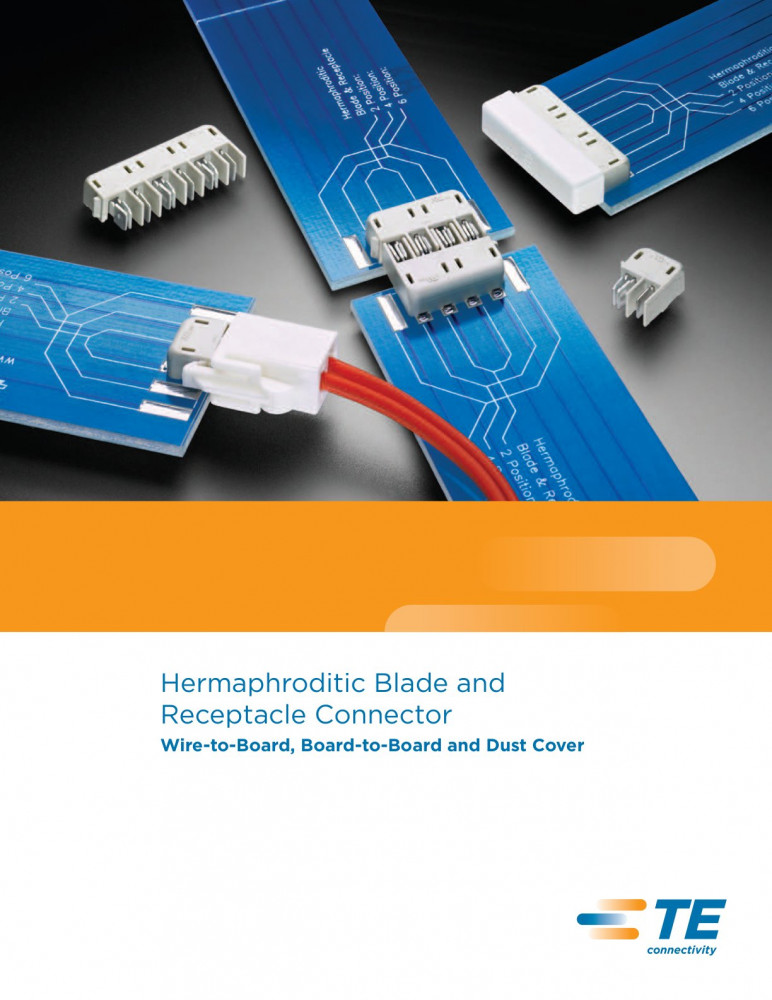TE Connectivity connector brochure page 1