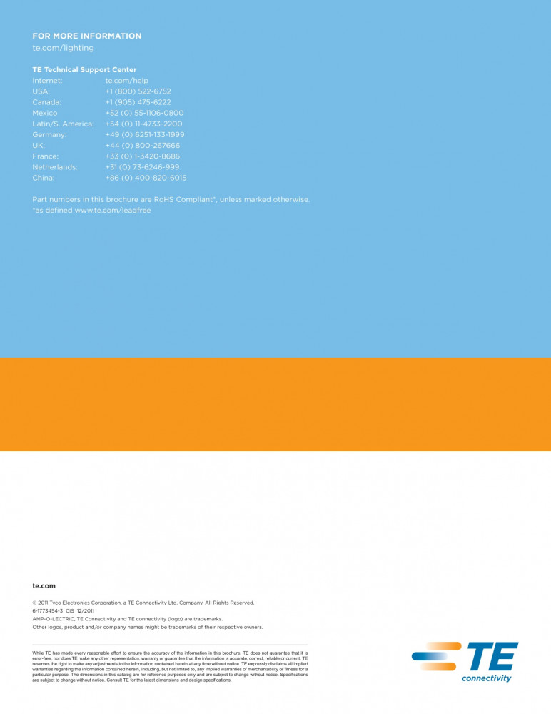 TE Connectivity connector brochure page 6