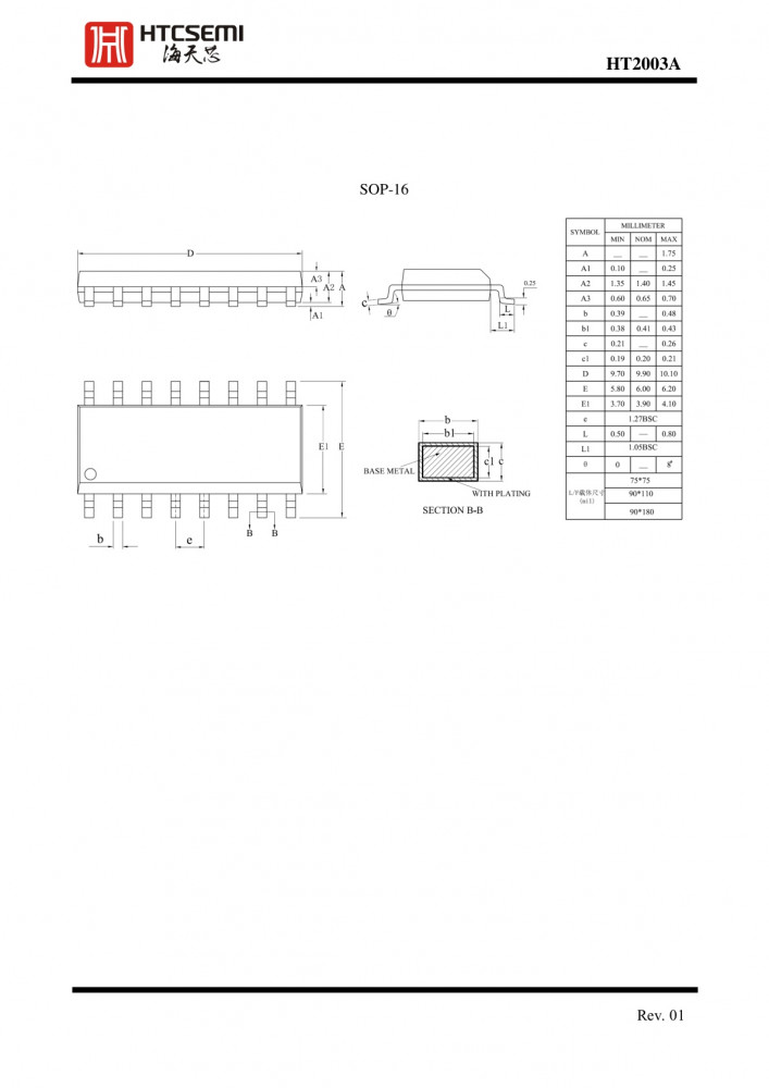 HT2003ARZ datasheet page 10