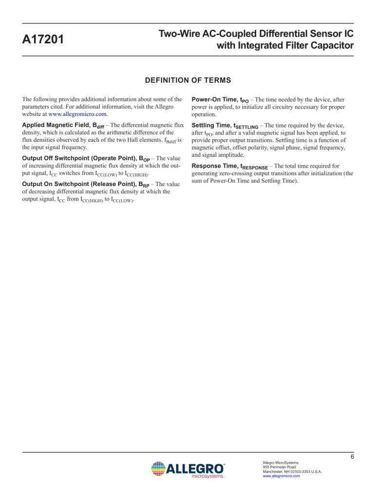 AR17201 datasheet page 6