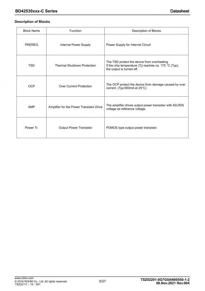 BD42530FP2-CE2 datasheet page 5