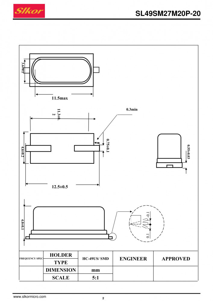 SL49SM27M20P-20 technical document page 2