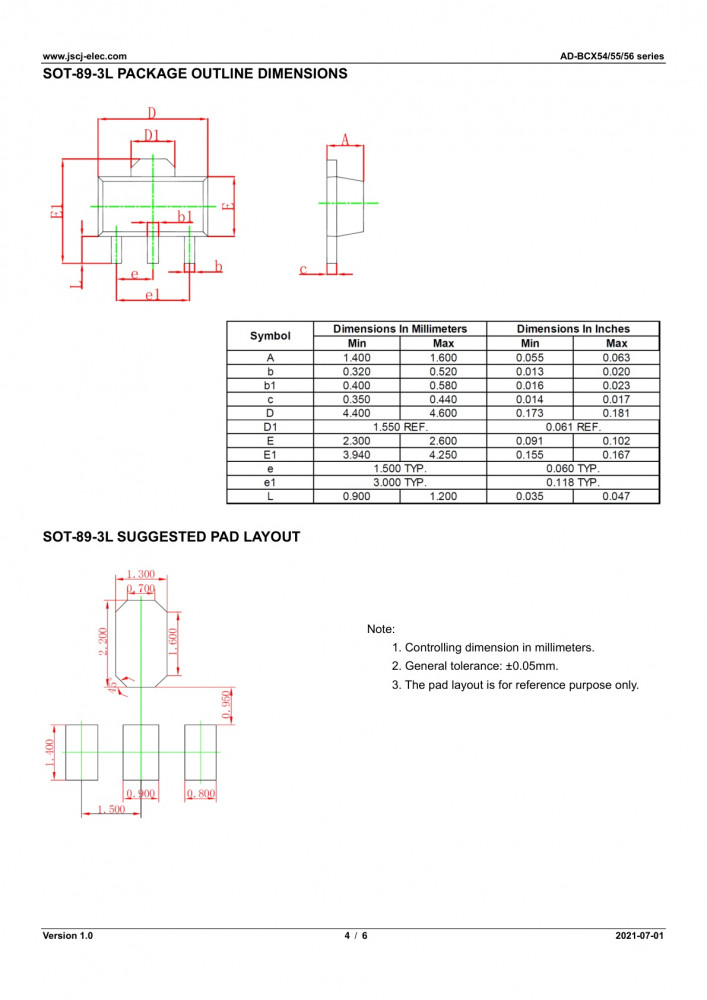 JSCJ AD-BCX54-16 datasheet page 4