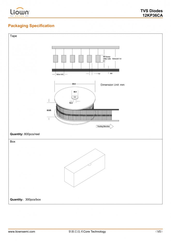 Liown 12KP36CA datasheet page 4