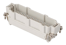 Heavy-Duty Crimp Contact Insert, Female, 10-Pole, 16A, for Crimp Contacts, Size 10B «57x27»