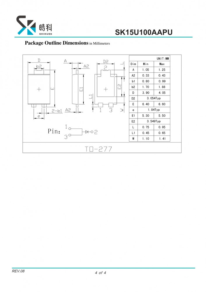 SK15U100AAPU datasheet page 4