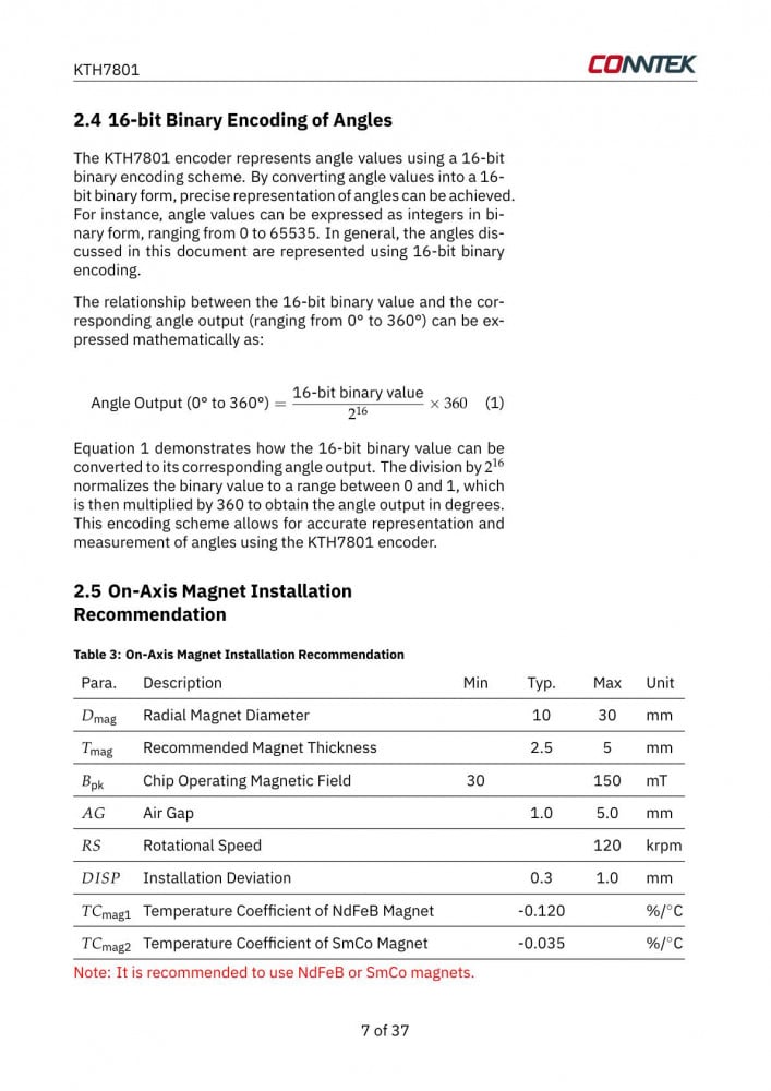 KTH7801 datasheet page 10